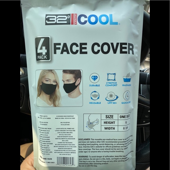 32 Degrees | Accessories | 4 Pack Mask | Poshmark